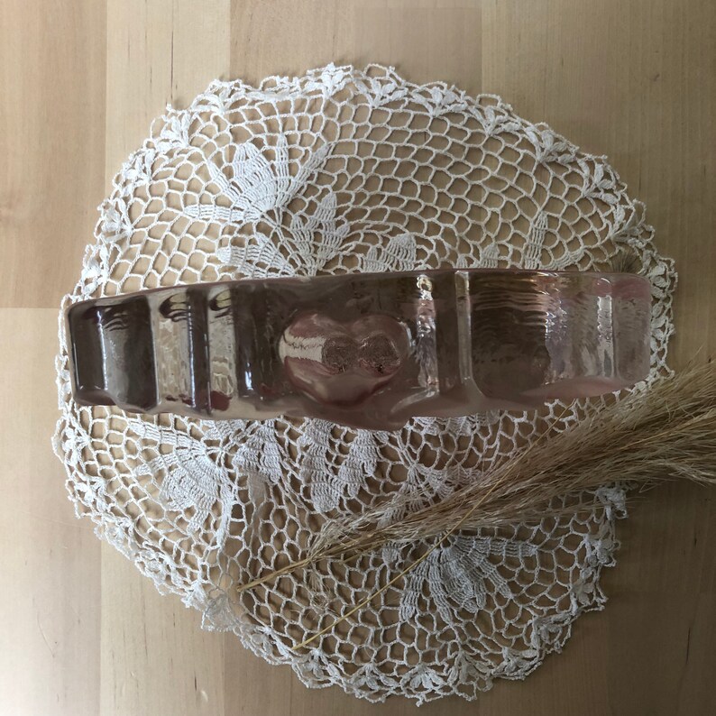 Original Labelled Walter Crystal Glass Art Deco Bicolor Clear - Etsy