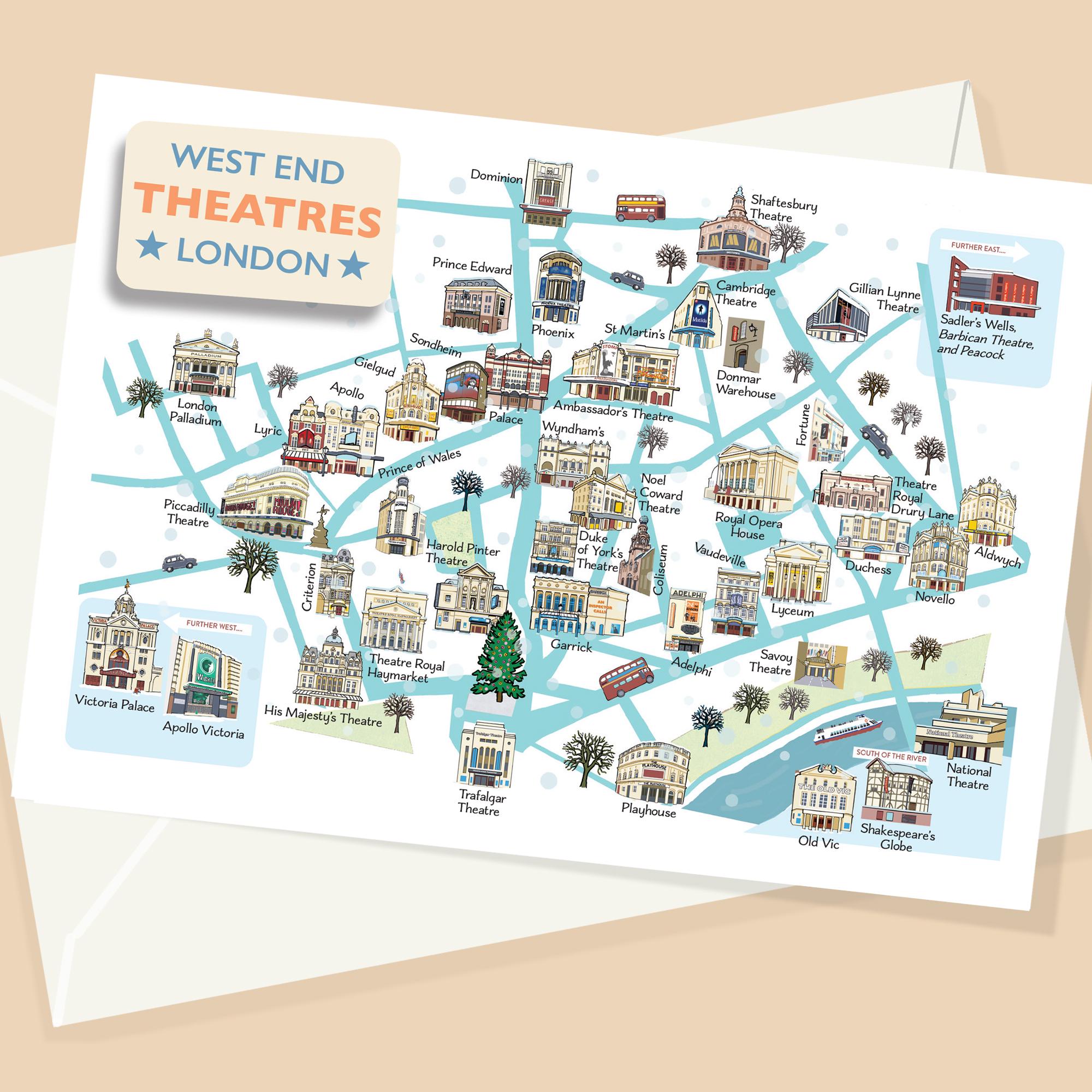 West End London Maps Printable
