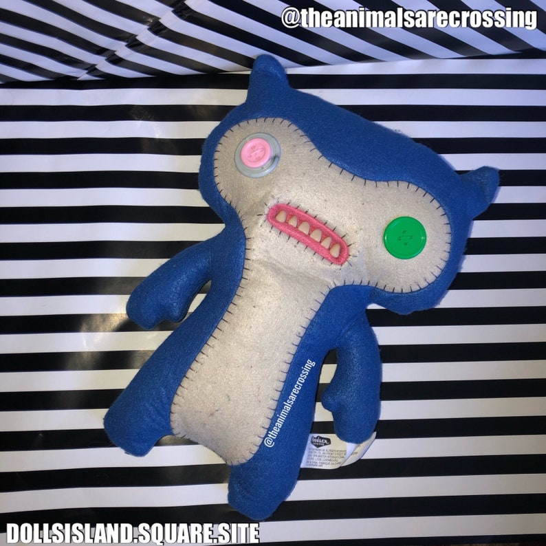 12 Fuggler blue lil demon Fugglers felt | Etsy