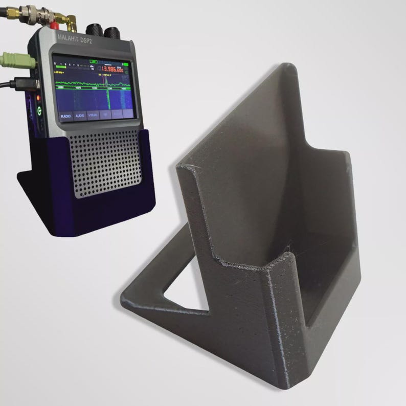 Angled Desk Stand for Malahit Malachite DSP2 Radio Holder Mount Display ...