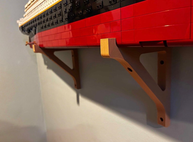 Wall Bracket Mount for LEGO TITANIC 10294. Set of 2 Black Brackets - Etsy