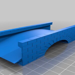 HO Scale Bridge for Model Railroad/diorama (unpainted) - Etsy