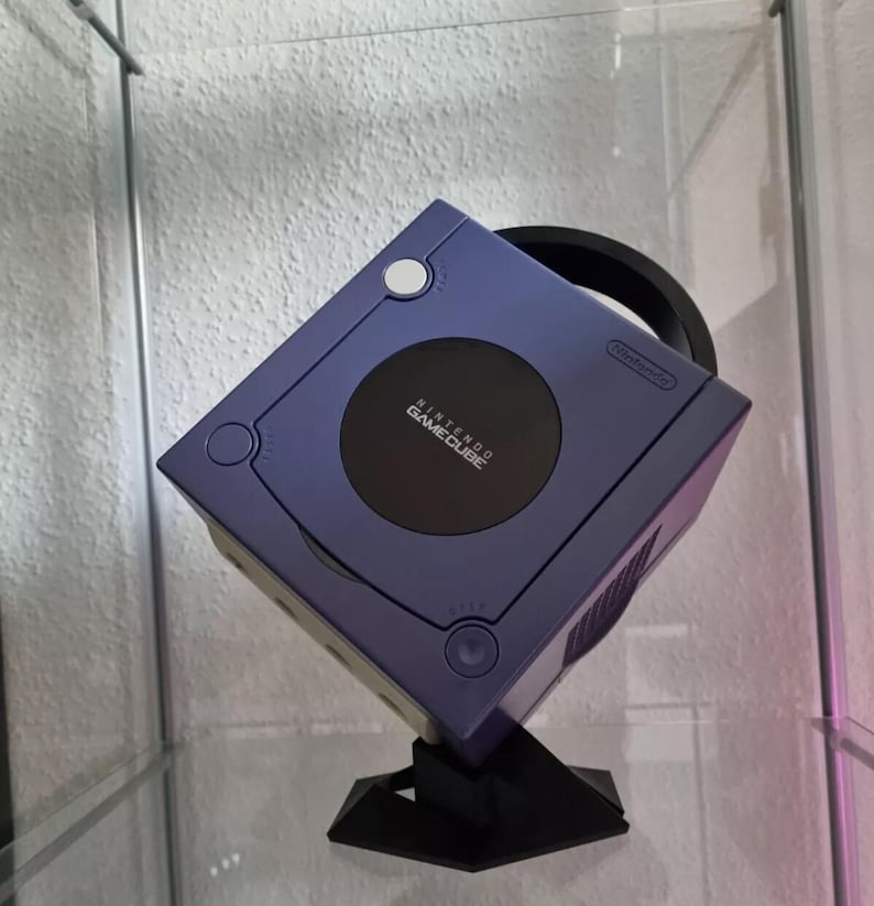Console Display Corner Stand Dock System Holder for Nintendo Gamecube ...