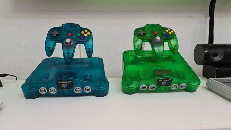 Nintendo 64 N64 Console Display Stand W/ Floating Controller Mount - Etsy