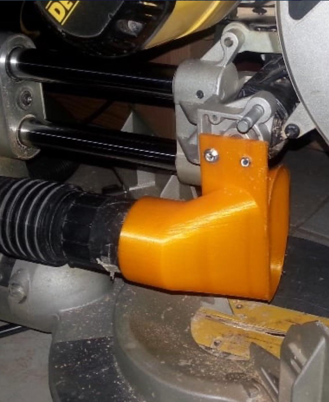 Dewalt DW708 Miter Saw Dust Collection Upgrade - 2.65” / 2.25” Hose ...