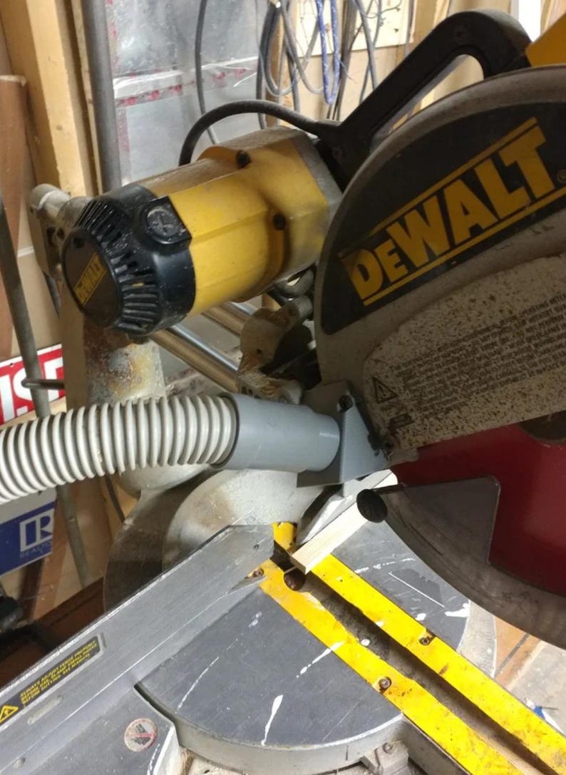 Dewalt DW708 Dust Collector Attachment for Type 1 and Type 3 Miter Saws ...