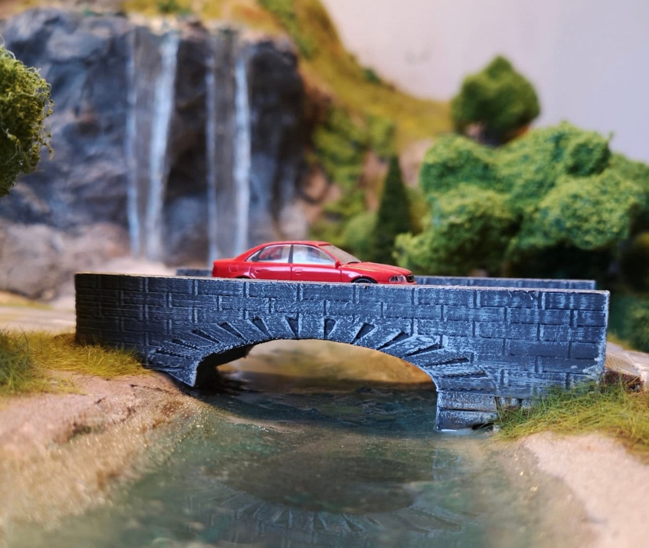 HO Scale Bridge for Model Railroad/diorama (unpainted) - Etsy