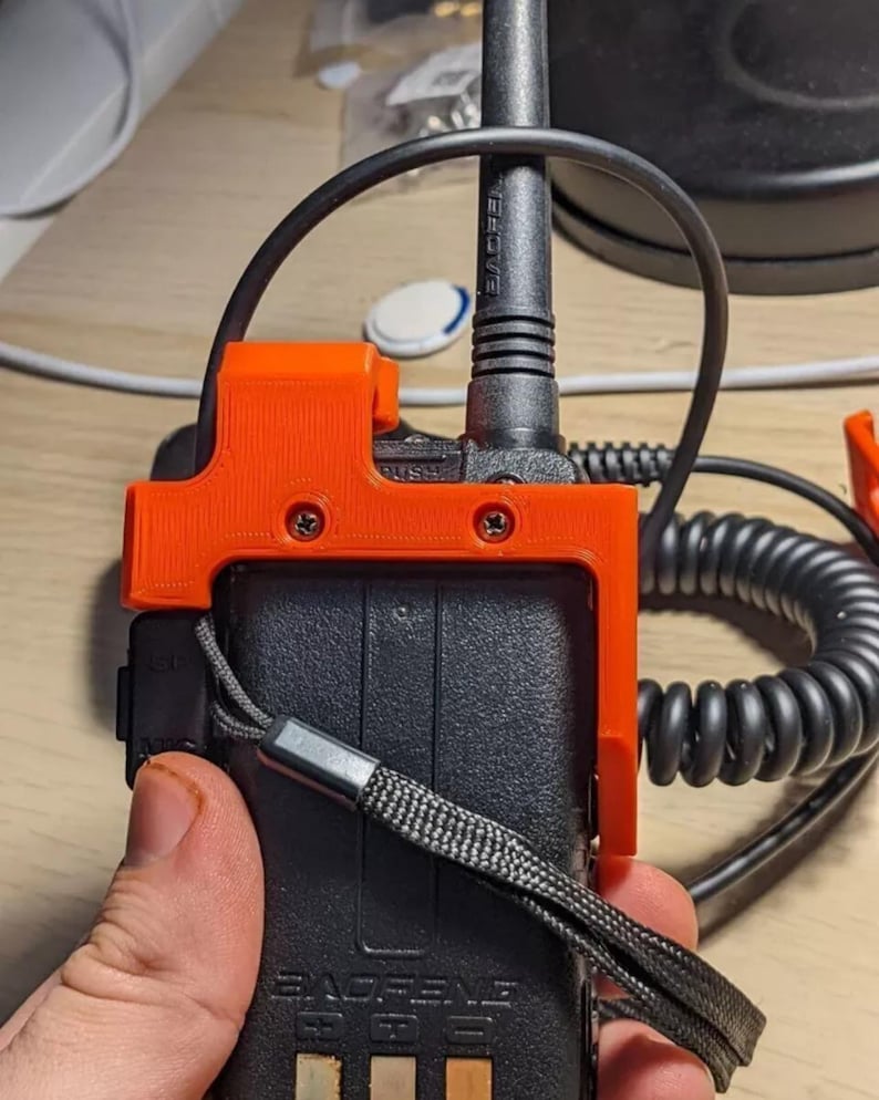 Custom Button Guard Attachment for Baofeng UV-5R, Yaesu Ham Radio ...