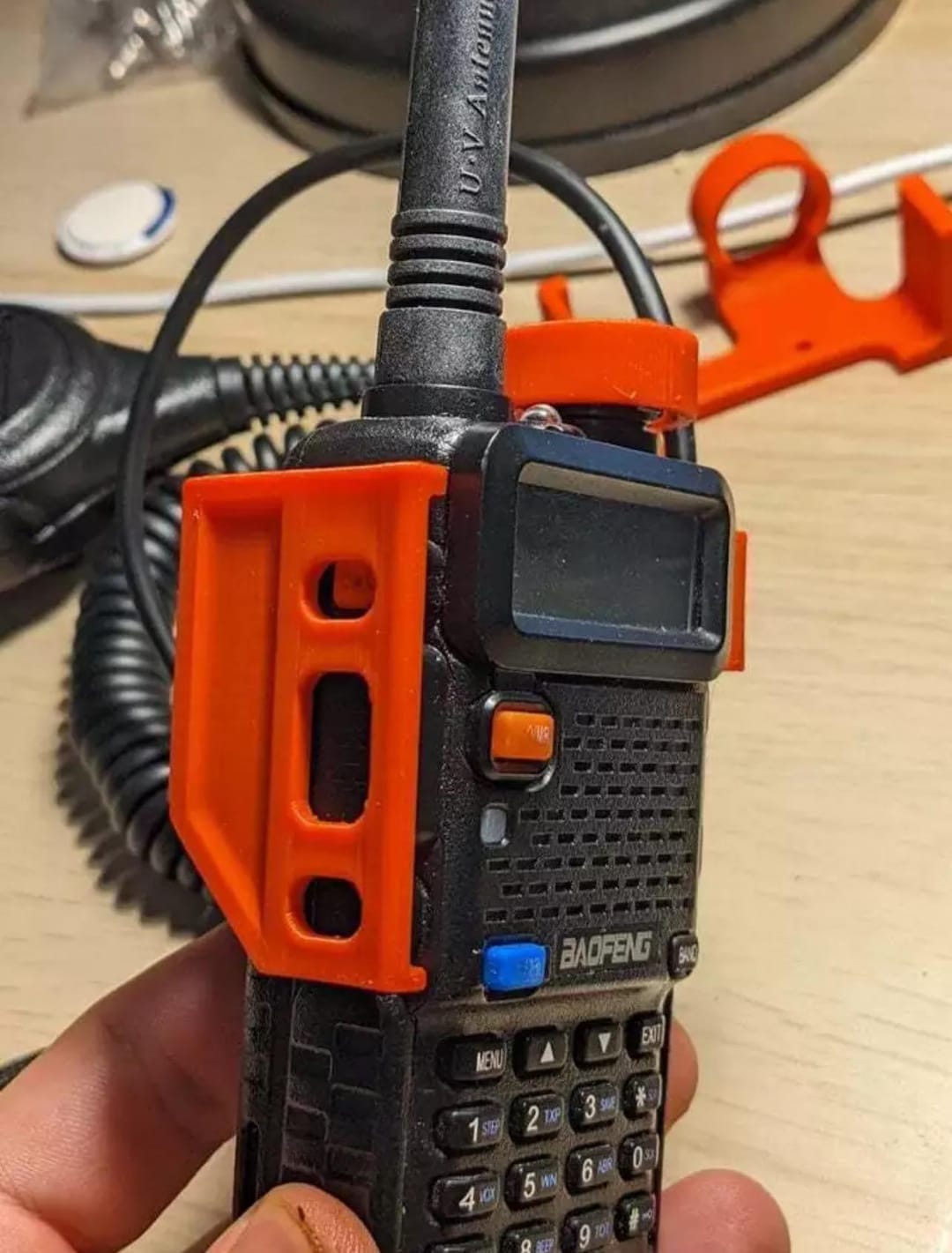 Custom Button Guard Attachment for Baofeng UV-5R, Yaesu Ham Radio ...