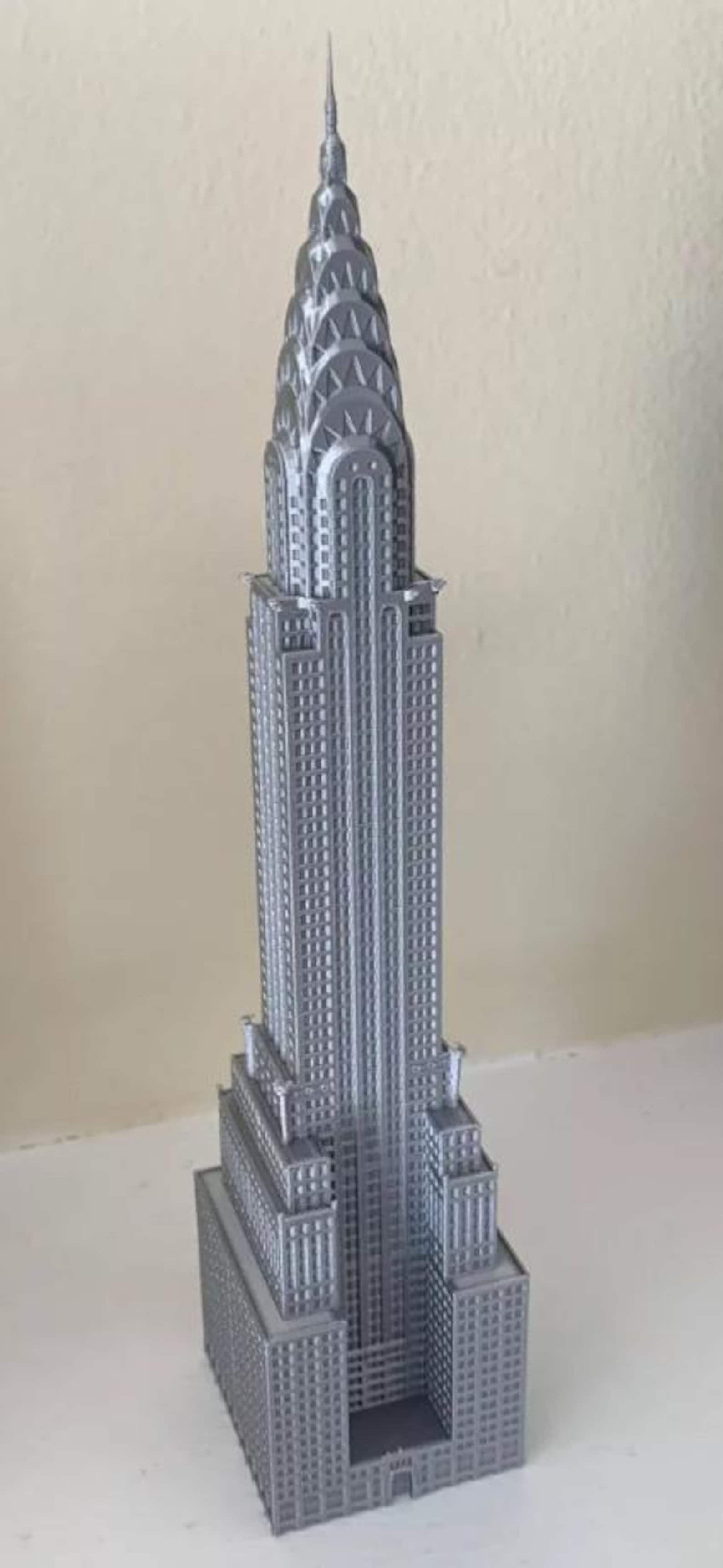 Chrysler Building Model- 3D Printed 9.25” - Etsy
