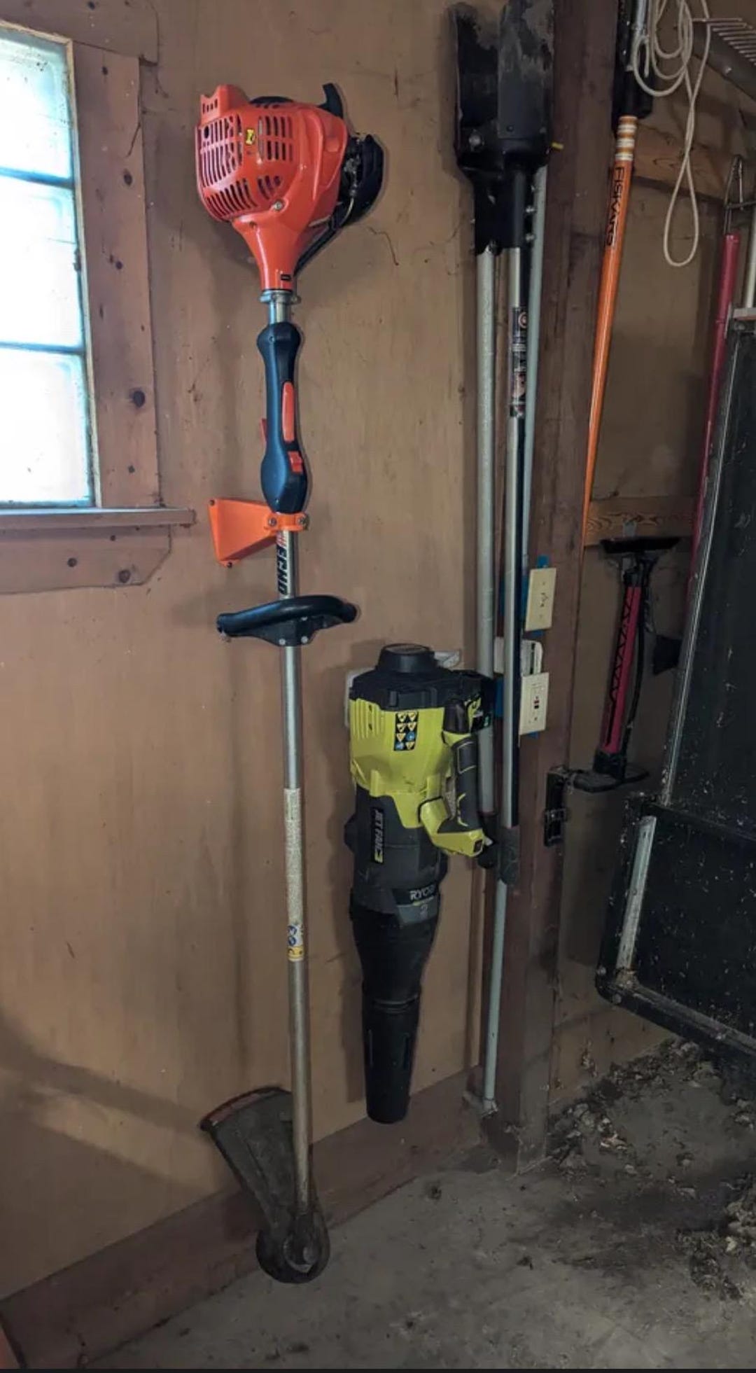 Echo SRM-225 Straight Shaft Trimmer Wall Bracket Mount W/lanyard Loop ...