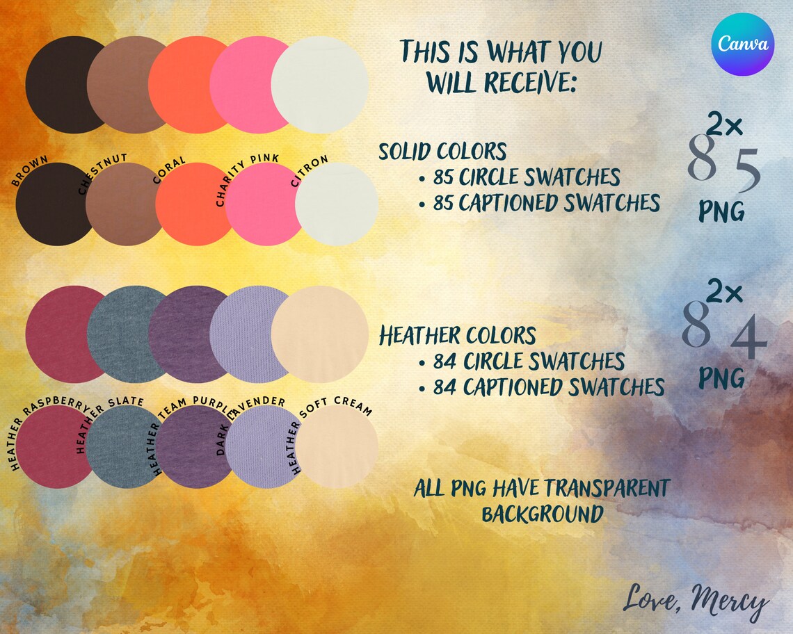 Bella Canvas 3001 Color Chart Bella Canvas 3001 Size Chart Canva ...