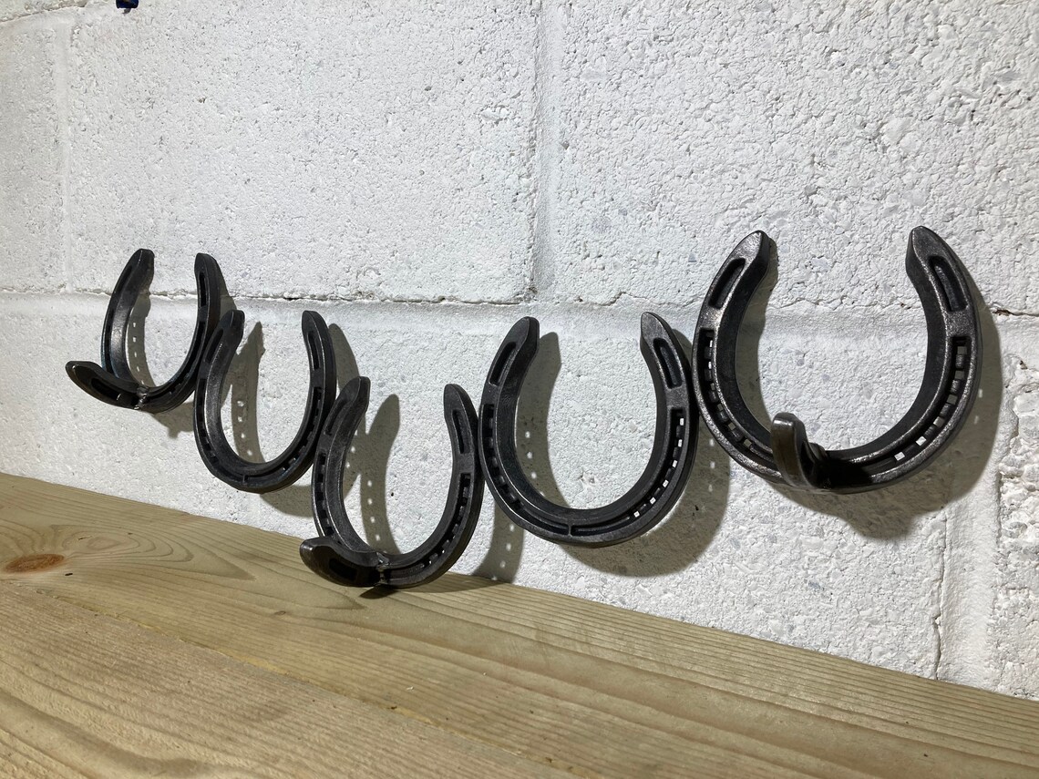 HORSESHOE COAT/HAT Rack Rustic Coat Rack Horseshoe Rack - Etsy