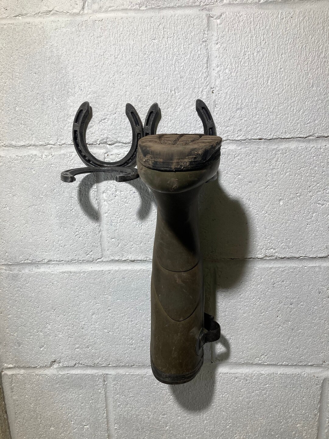 HORSESHOE BOOT RACK 1 Pair Welly Boot Holder, Wellington Boot Rack ...