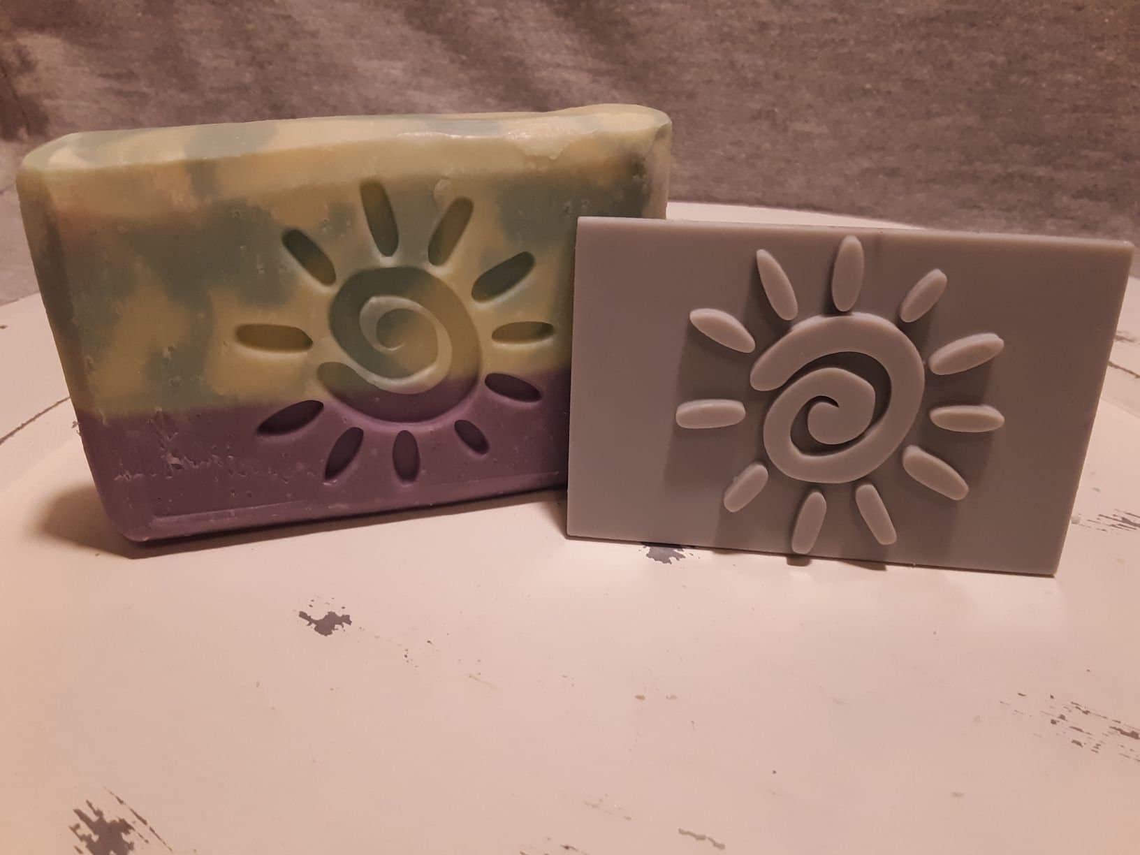 Sun Swirl Soap Stamp 3x2 - Etsy