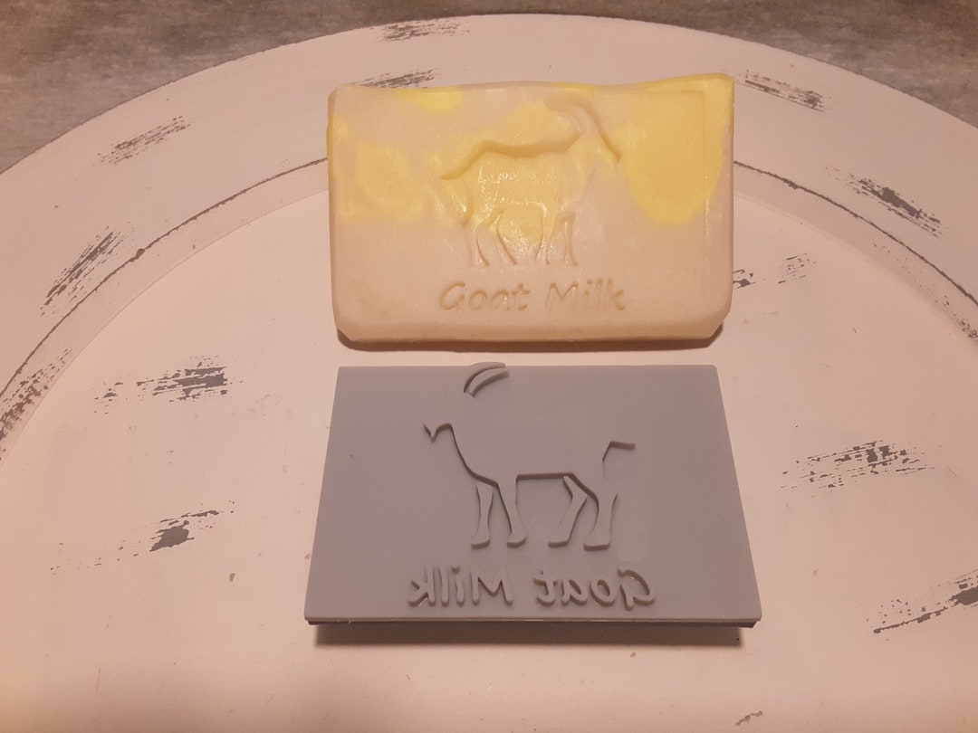 Goat Milk Soap Stamp, 3"x2" - Etsy