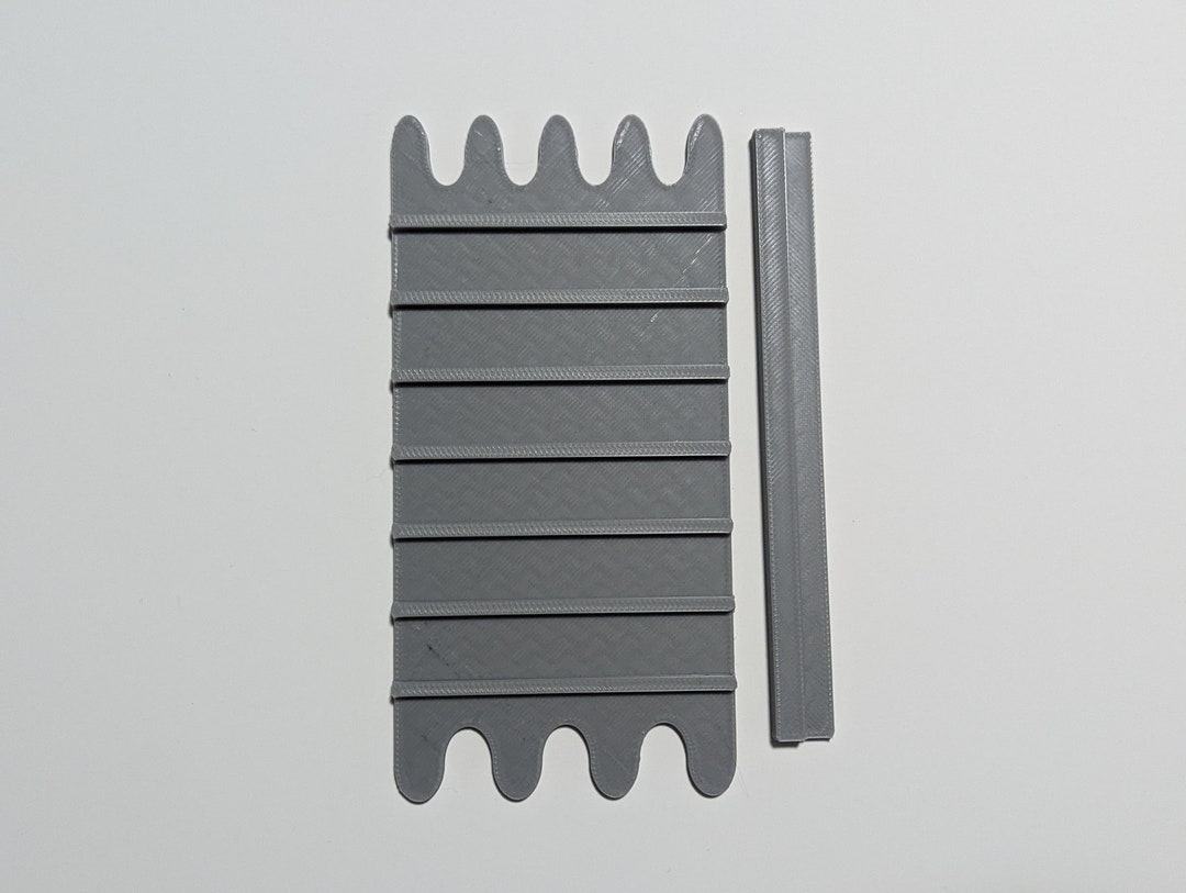 Squiggles/waves Soap Scraper, 58mm, 70mm or Custom Width - Etsy