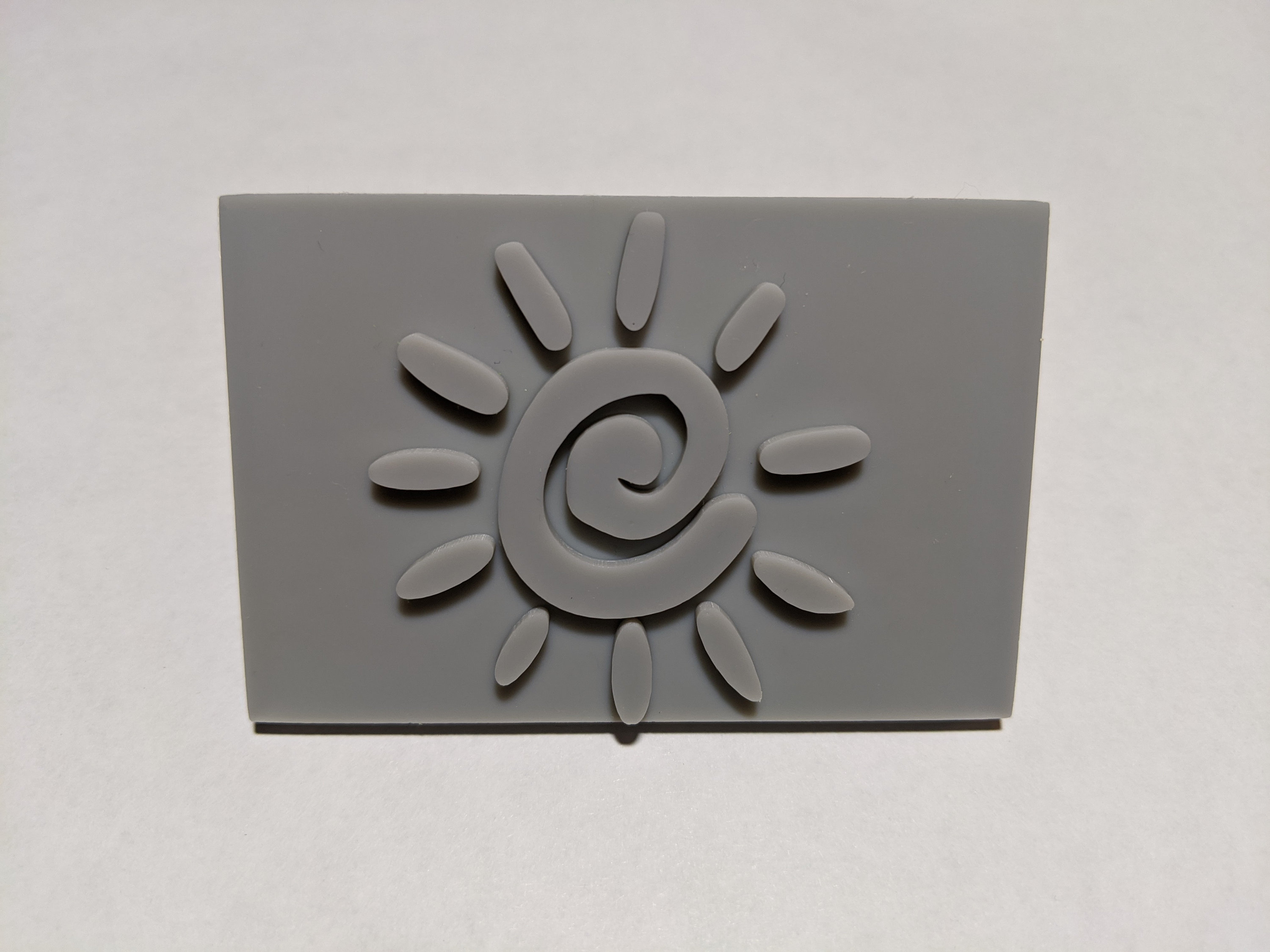 Sun Swirl Soap Stamp 3x2 - Etsy