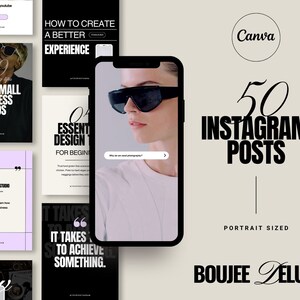 Bold Instagram Post Template Marketing Instagram Template - Etsy