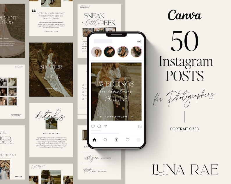 Photographer Instagram Post Template | Photographer Instagram Template ...