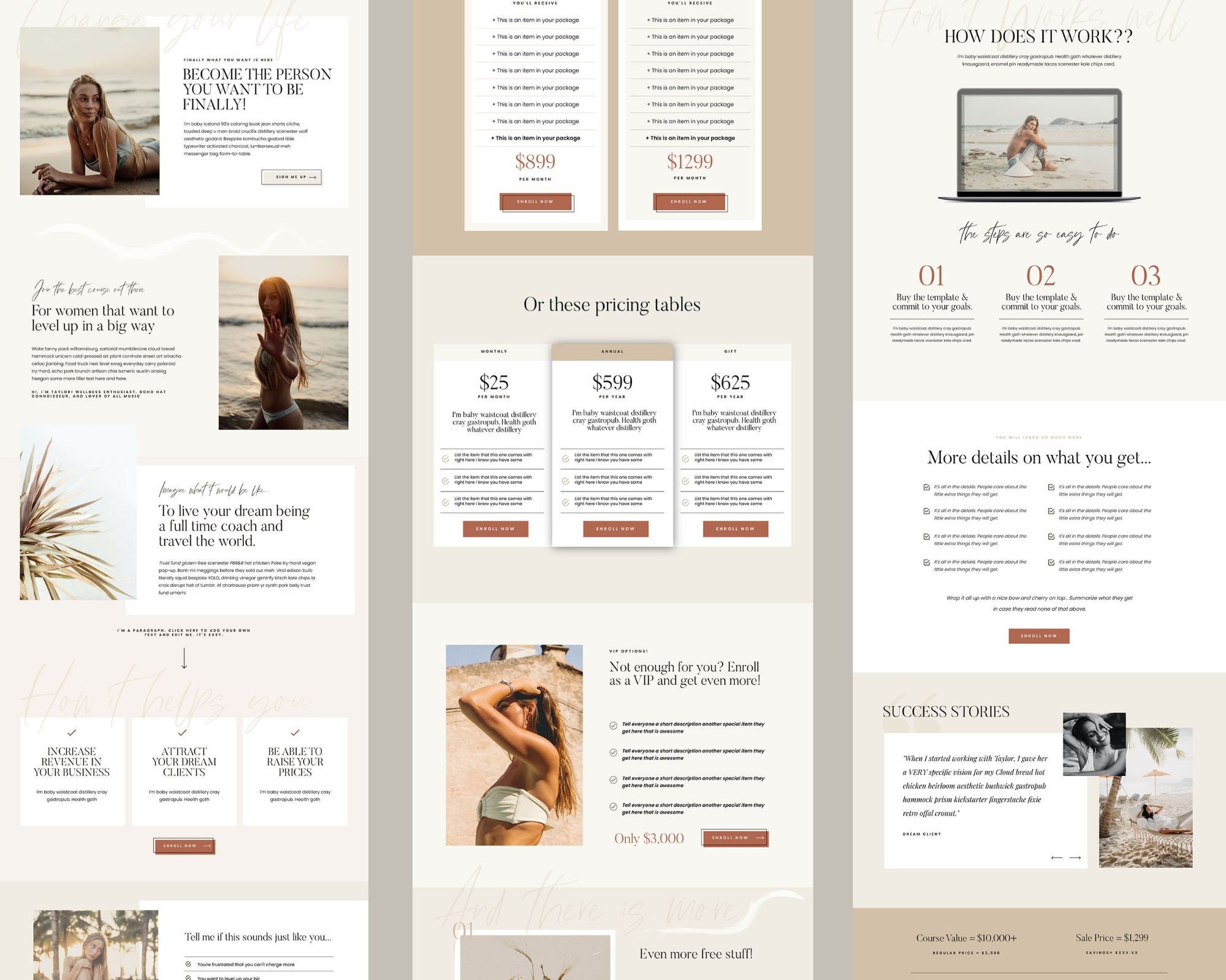 Showit Sales Page Template, Showit Website Template, Sales Page Website ... Showit Sales Page Template, Showit Website Template, Sales Page Website ...