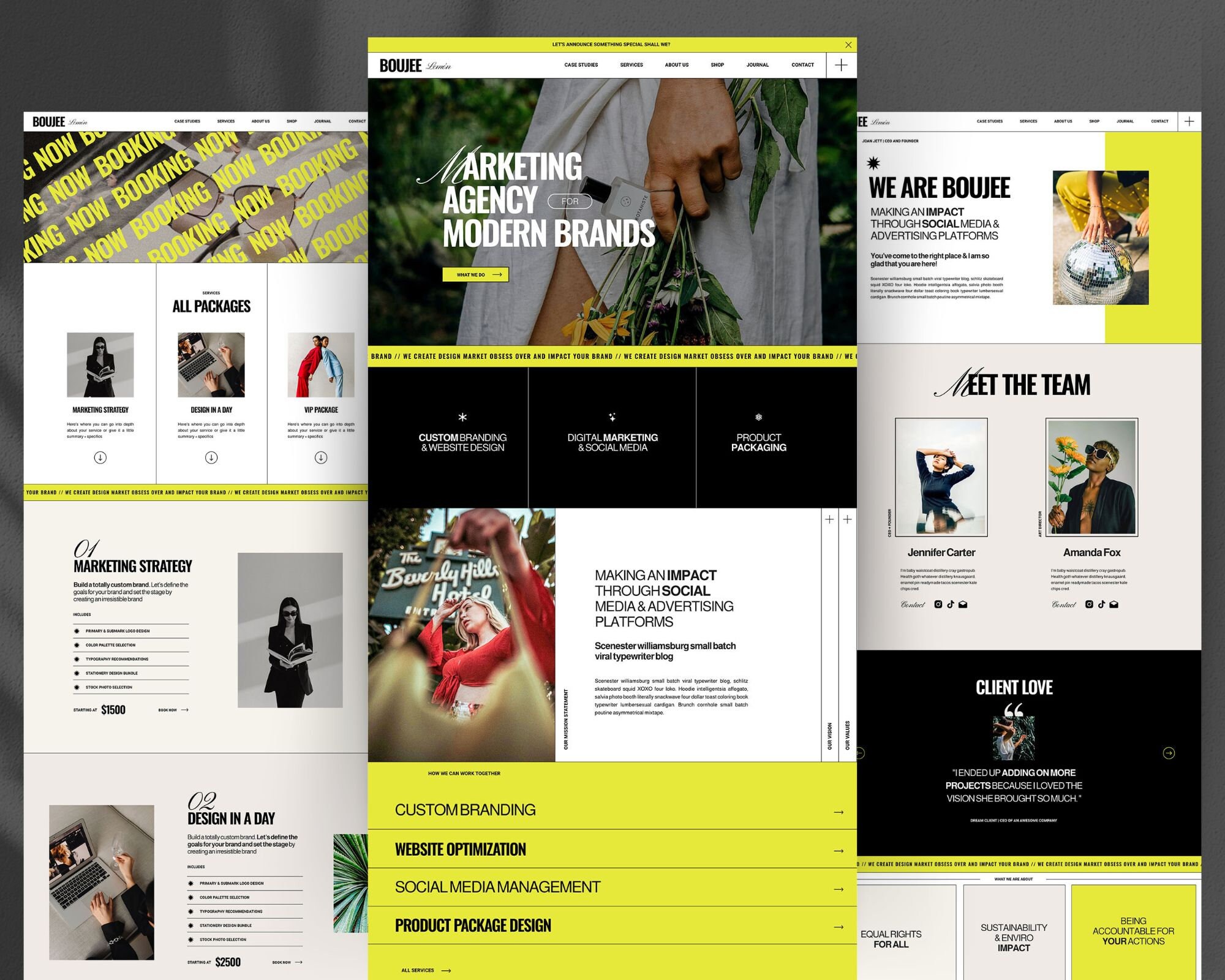 Bold Website Template, Showit Website Template, Showit Website Template ...