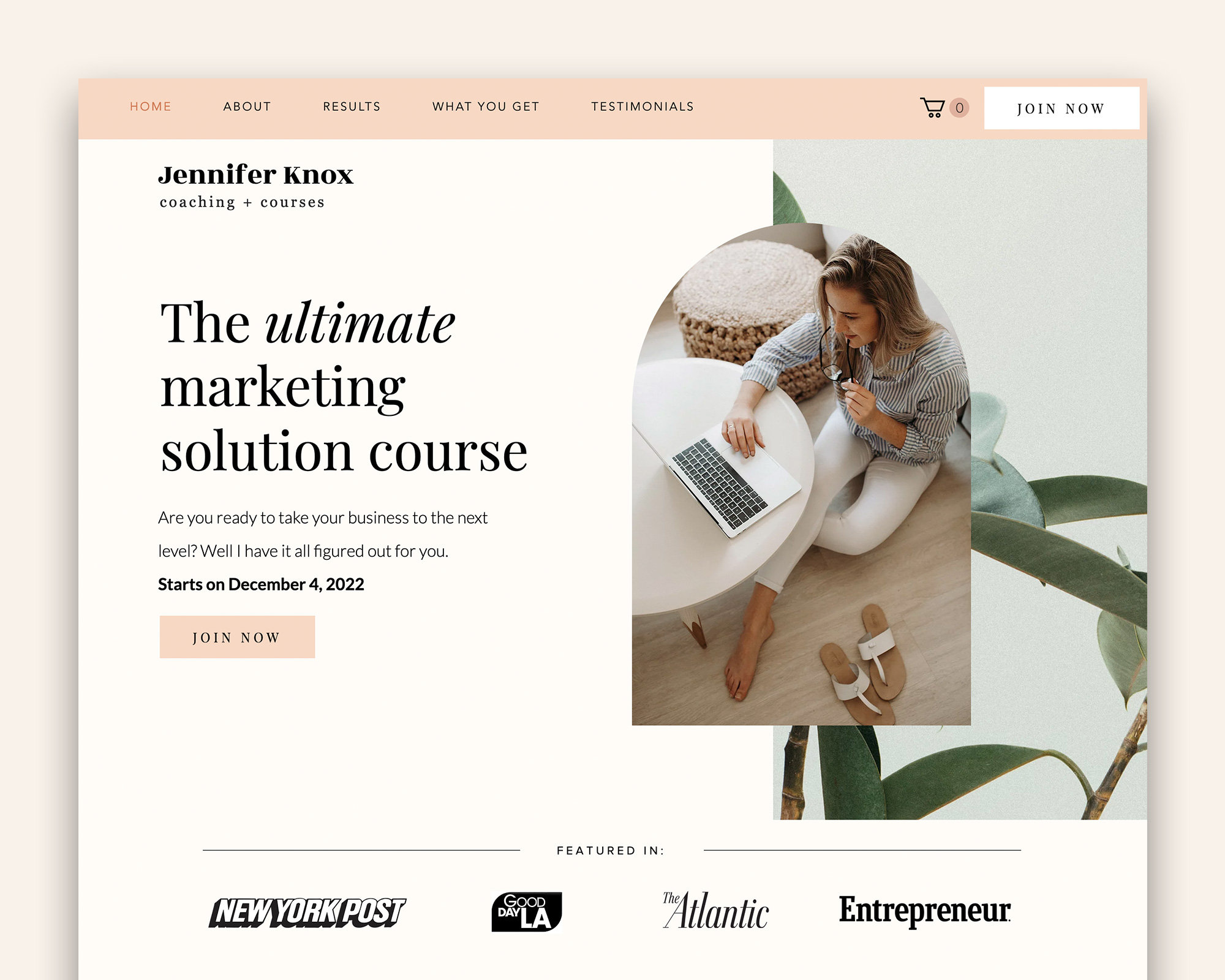 Sales Website Template Sales Website Template