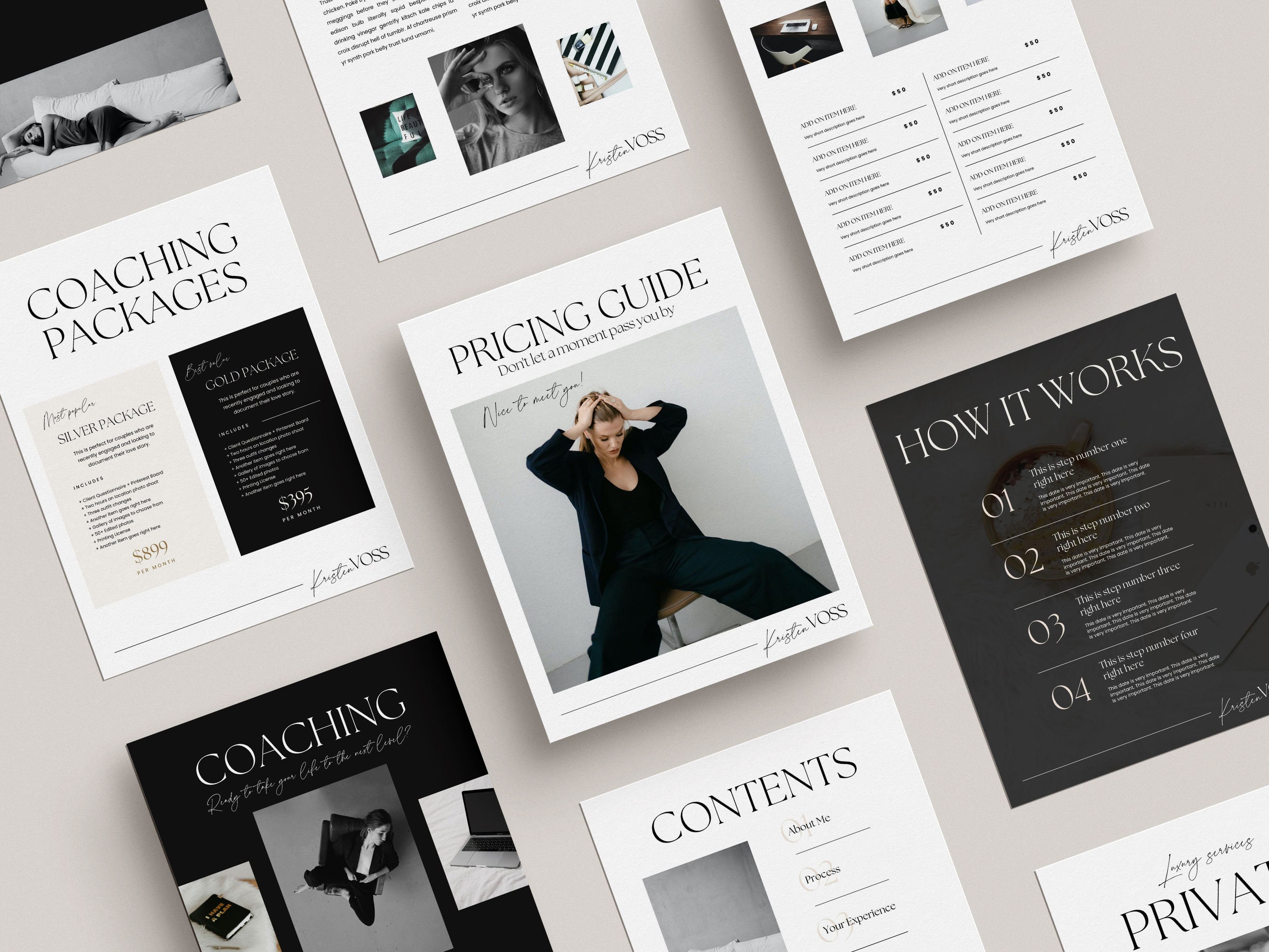 Services Pricing Template Pricing Guide Coach Pricing - Etsy