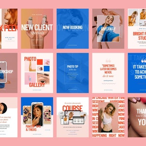 50 Bright Instagram Post Templates | Photographer Instagram Template ...