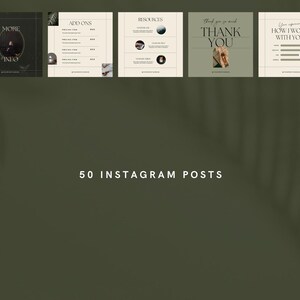 Instagram Post Template Green Instagram Template Instagram Post ...