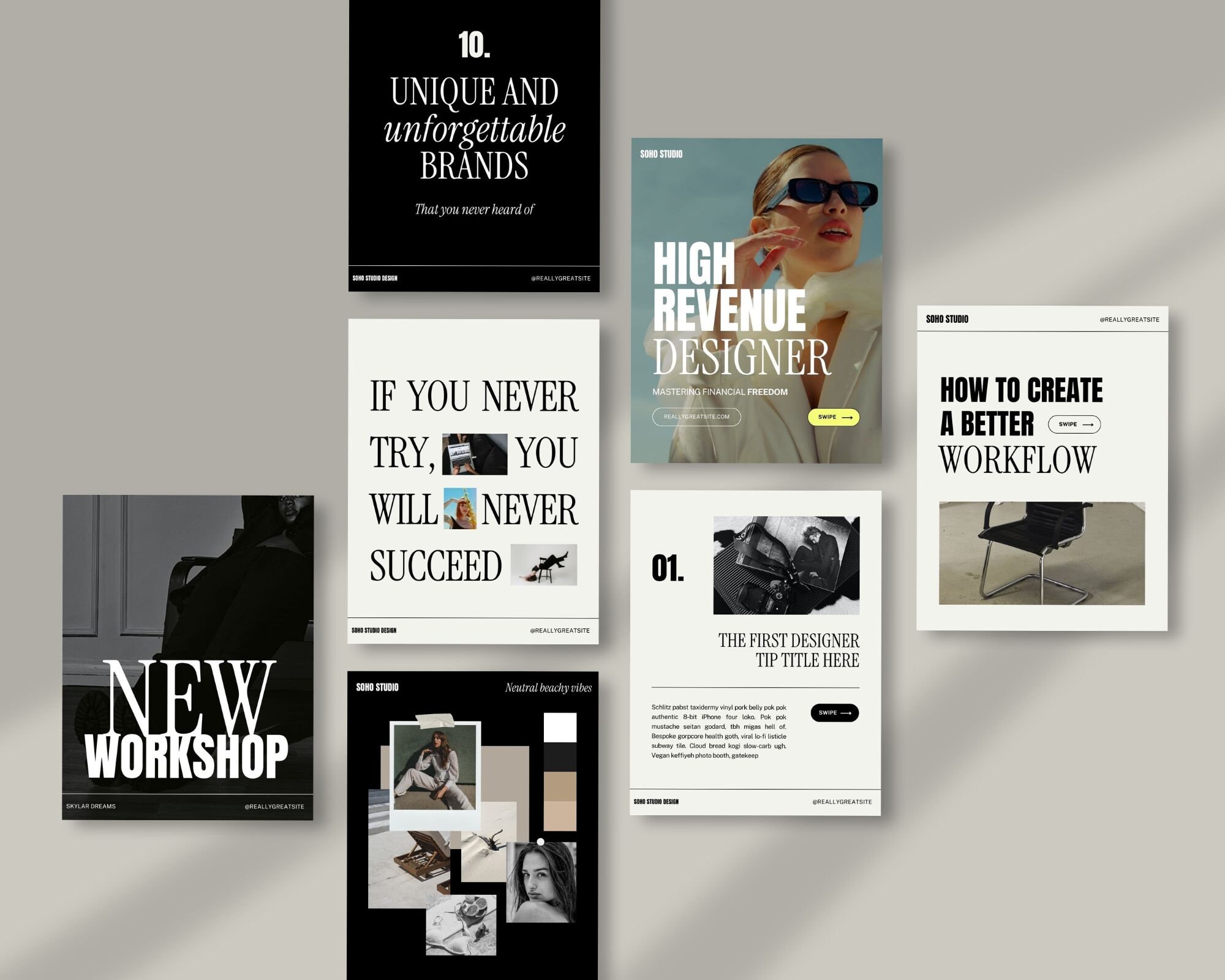 Designer Coach Instagram Template Social Media Template Instagram Post ...