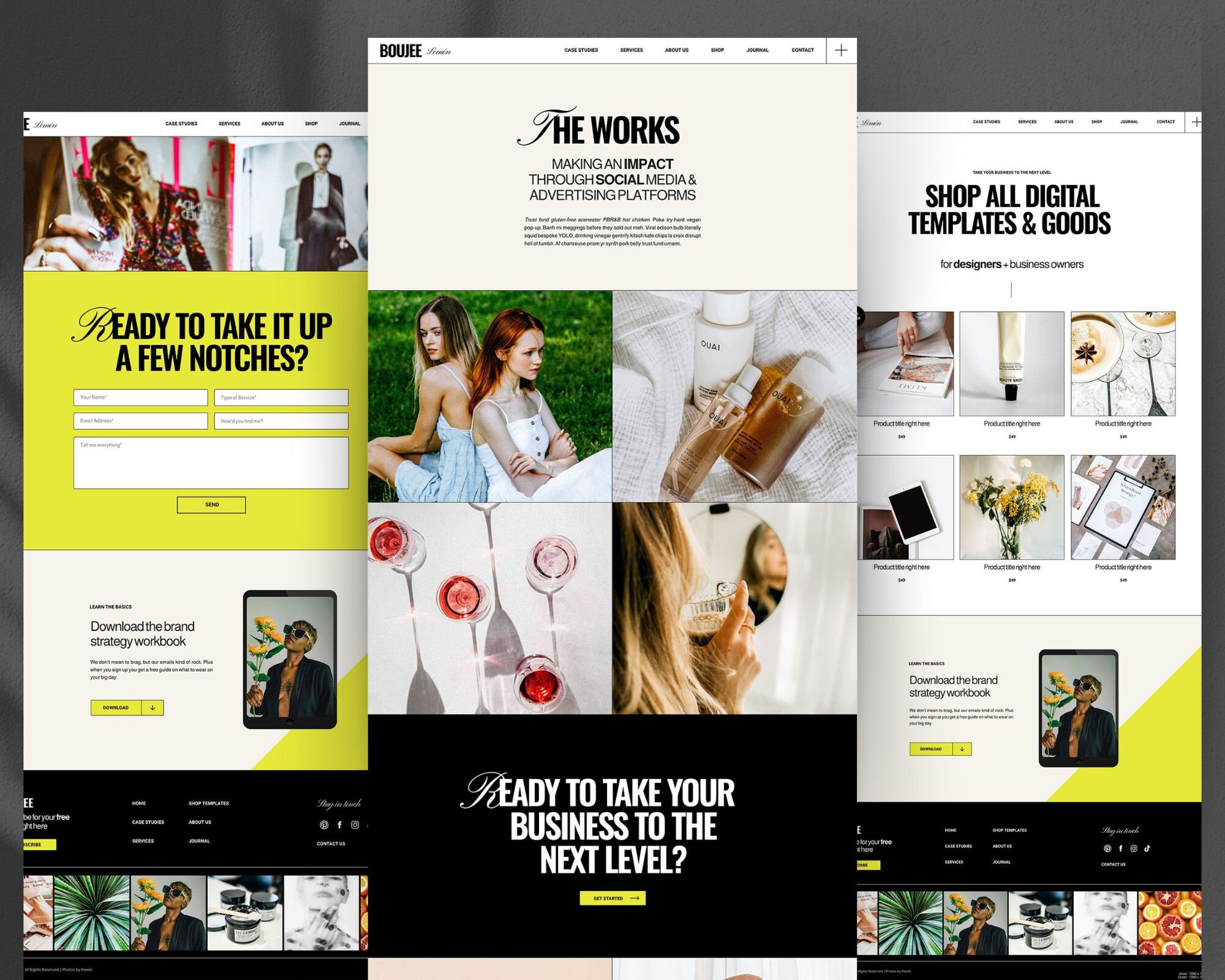 Bold Website Template, Showit Website Template, Showit Website Template ...