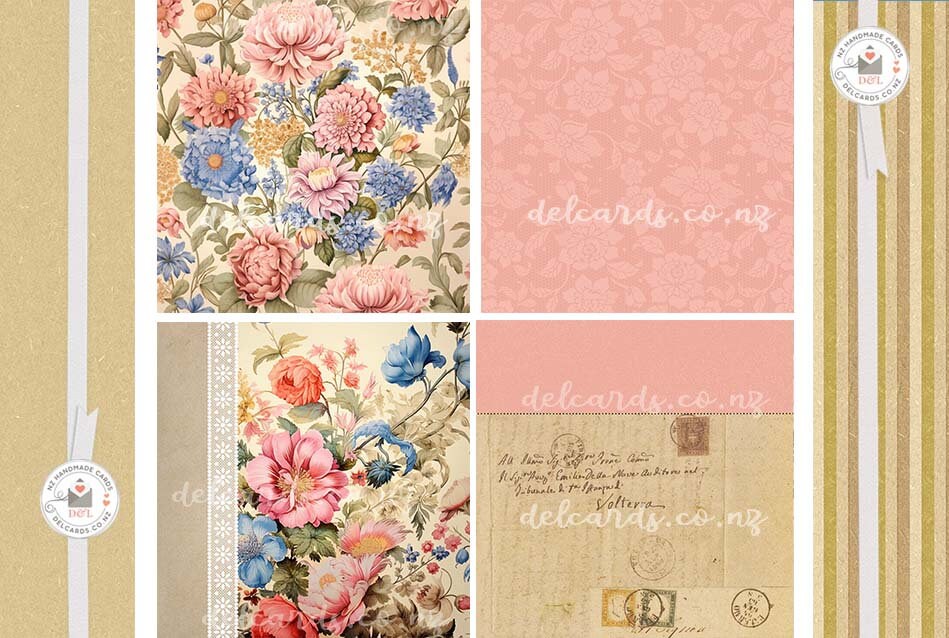 16 Digital Papers, Digital Scrapbooking Paper, Instant Download ...