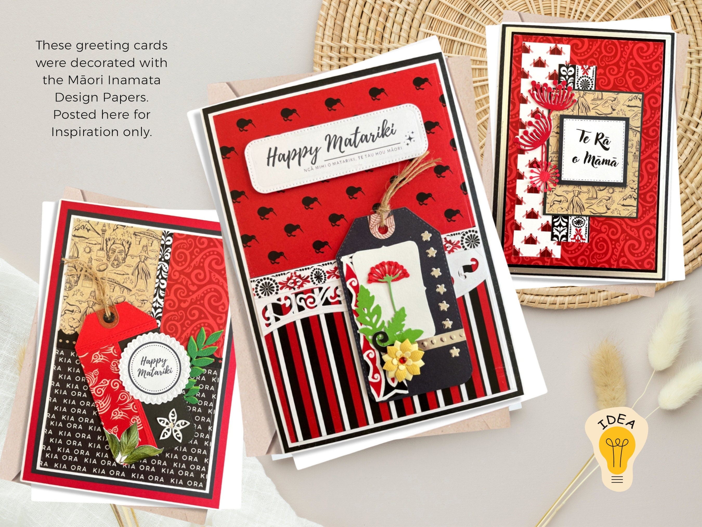 Maori Digital Paper Pack: Scrapbooking & Card Making (instant Download ...