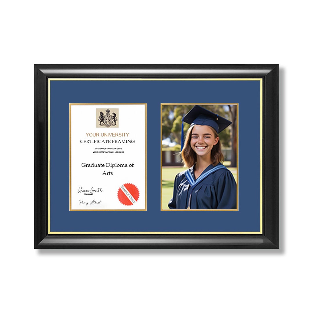 Handmade Certificate Framing With Double Mat, Customized Timber ...