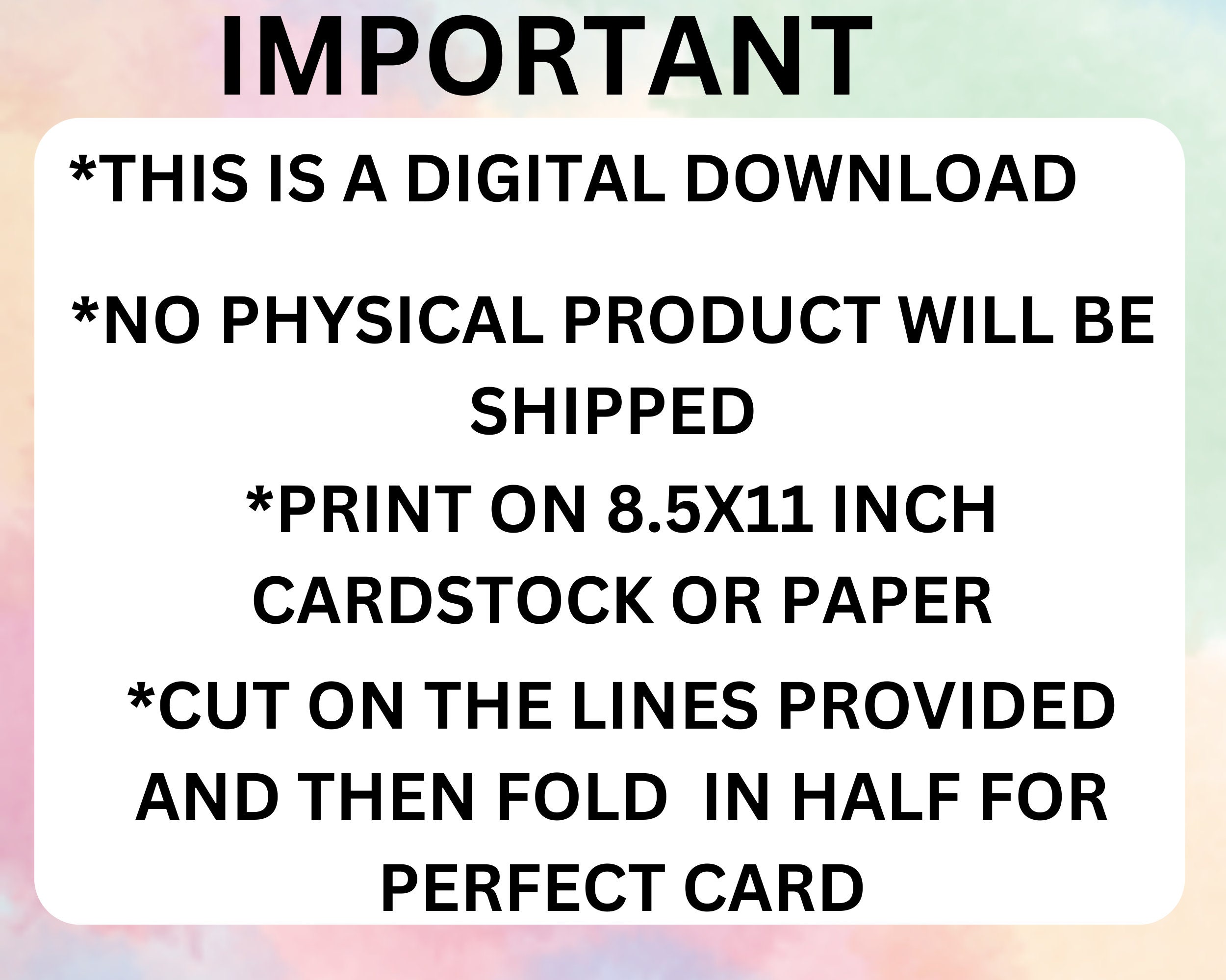 Printable Digital Mothers Day Card, Happy Mothers Day, Floral, Instant ...