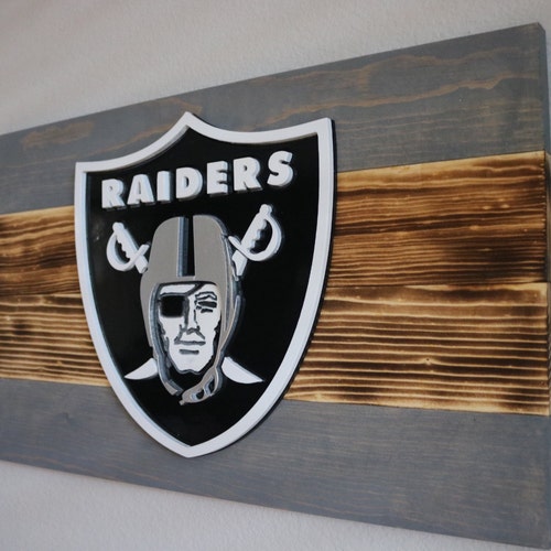 Las Vegas Raiders Wood Sign | Etsy