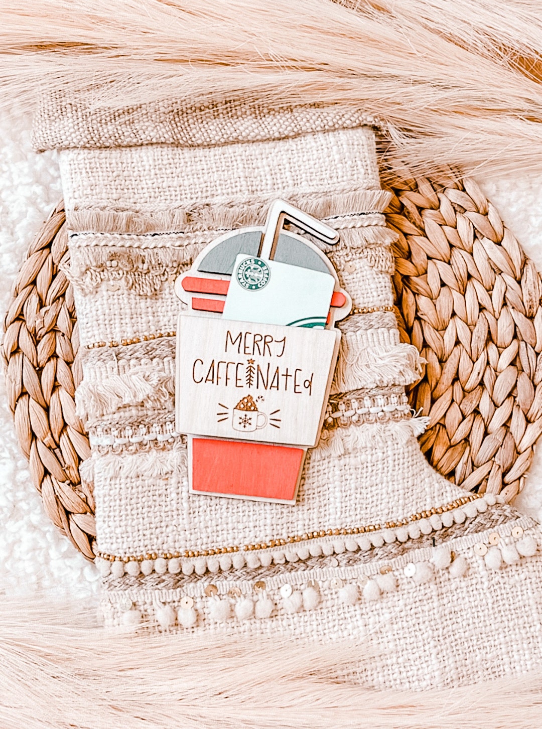 Coffee Gift Card Holder, Holiday Gift Card Holder, Christmas Coffee ...