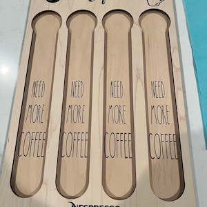 Custom Vertuo Coffee Pod Holder/wooden Nespresso Vertuo Pod Holder - Etsy