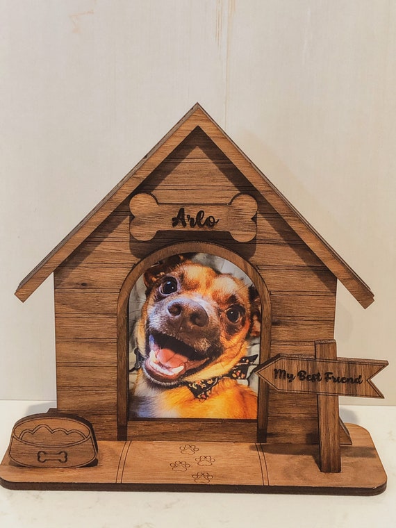 Personalized Dog Photo Frame Custom Pet Gift | Etsy