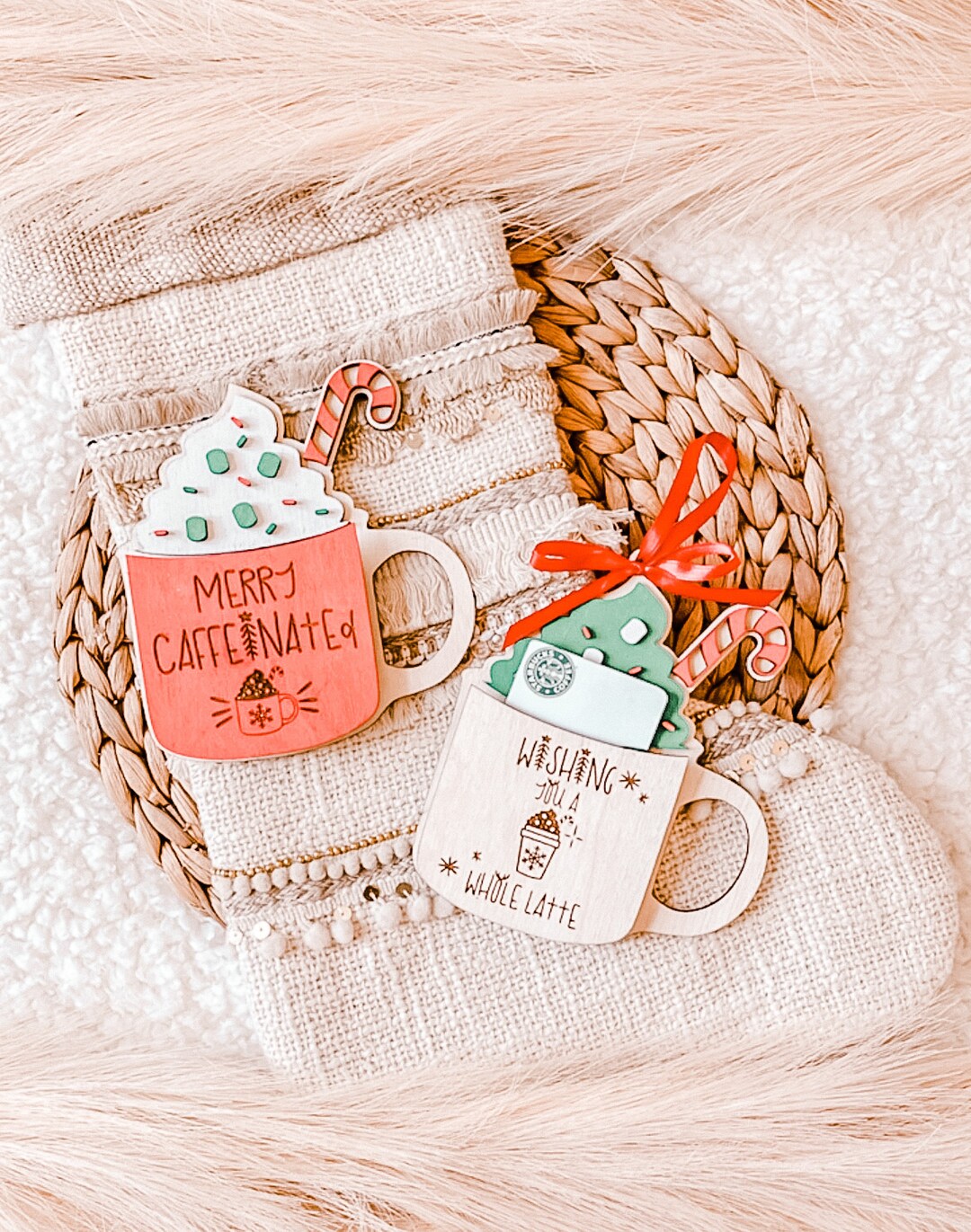 Coffee Gift Card Holder, Holiday Gift Card Holder, Christmas Gift Card ...