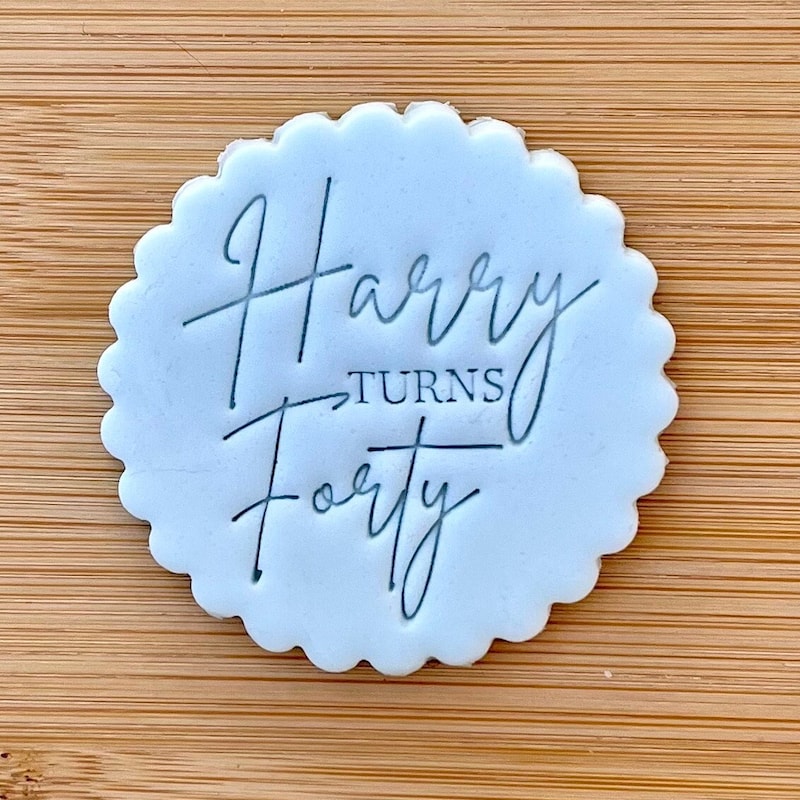 Happy Birthday 40th Cookies - Etsy