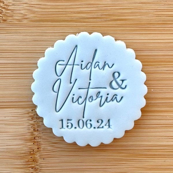 Cupcake Decoration Tool Custom Fondant Stamp Debosser - 6cm ...