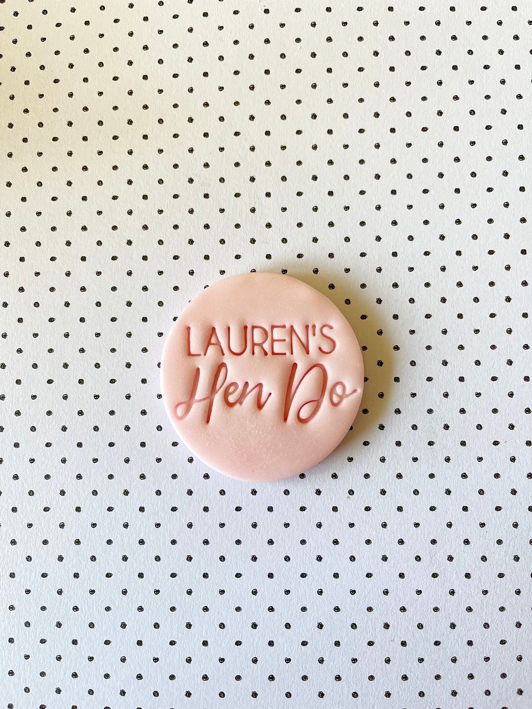 Custom Name Hen Do Style 1 Hen Party Cookie Stamp - Etsy