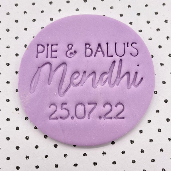 Personalised Mehndi Stamp - Etsy UK