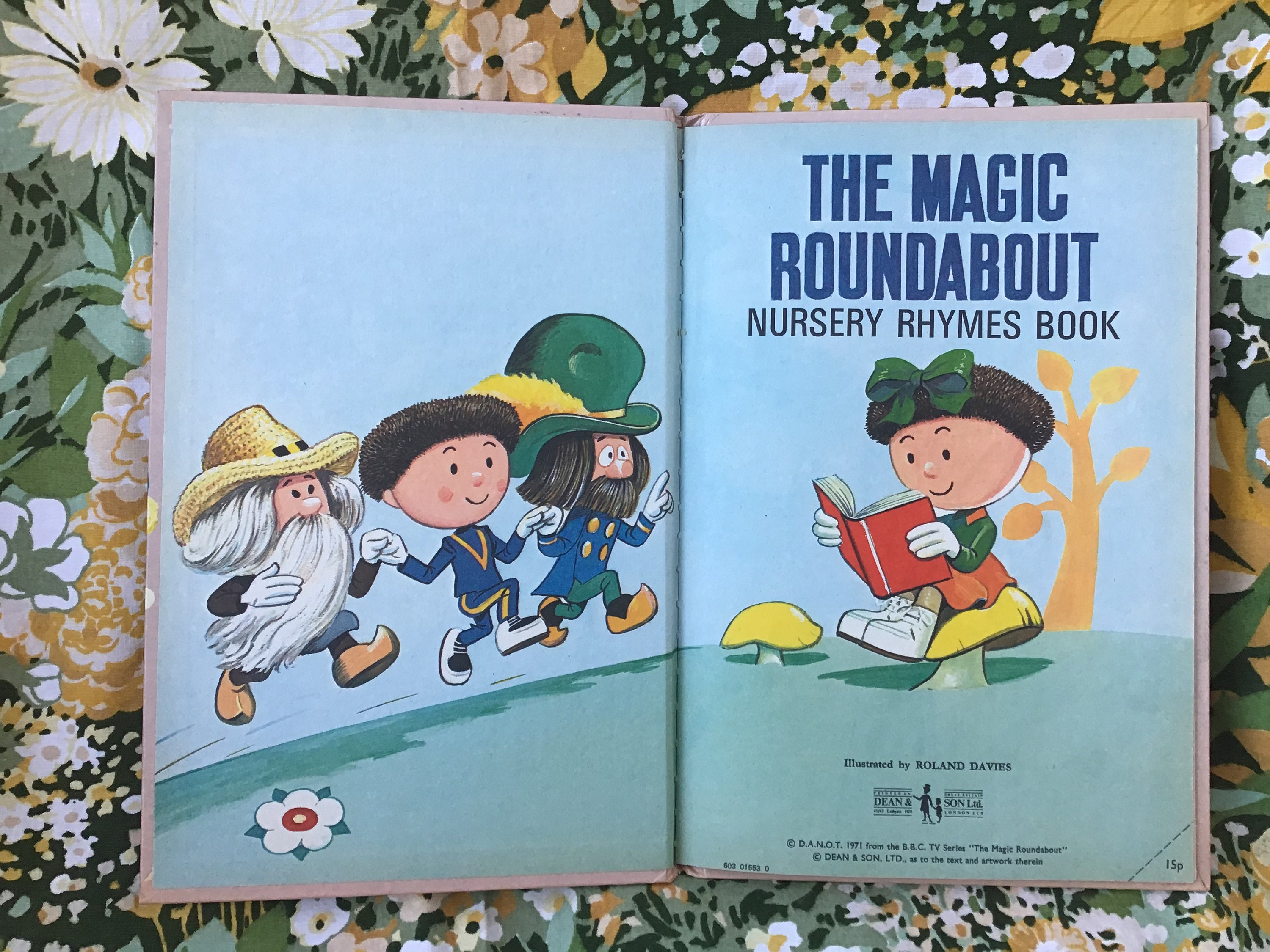 Genuine Vintage the Magic Roundabout Nursery Rhymes Book - Etsy