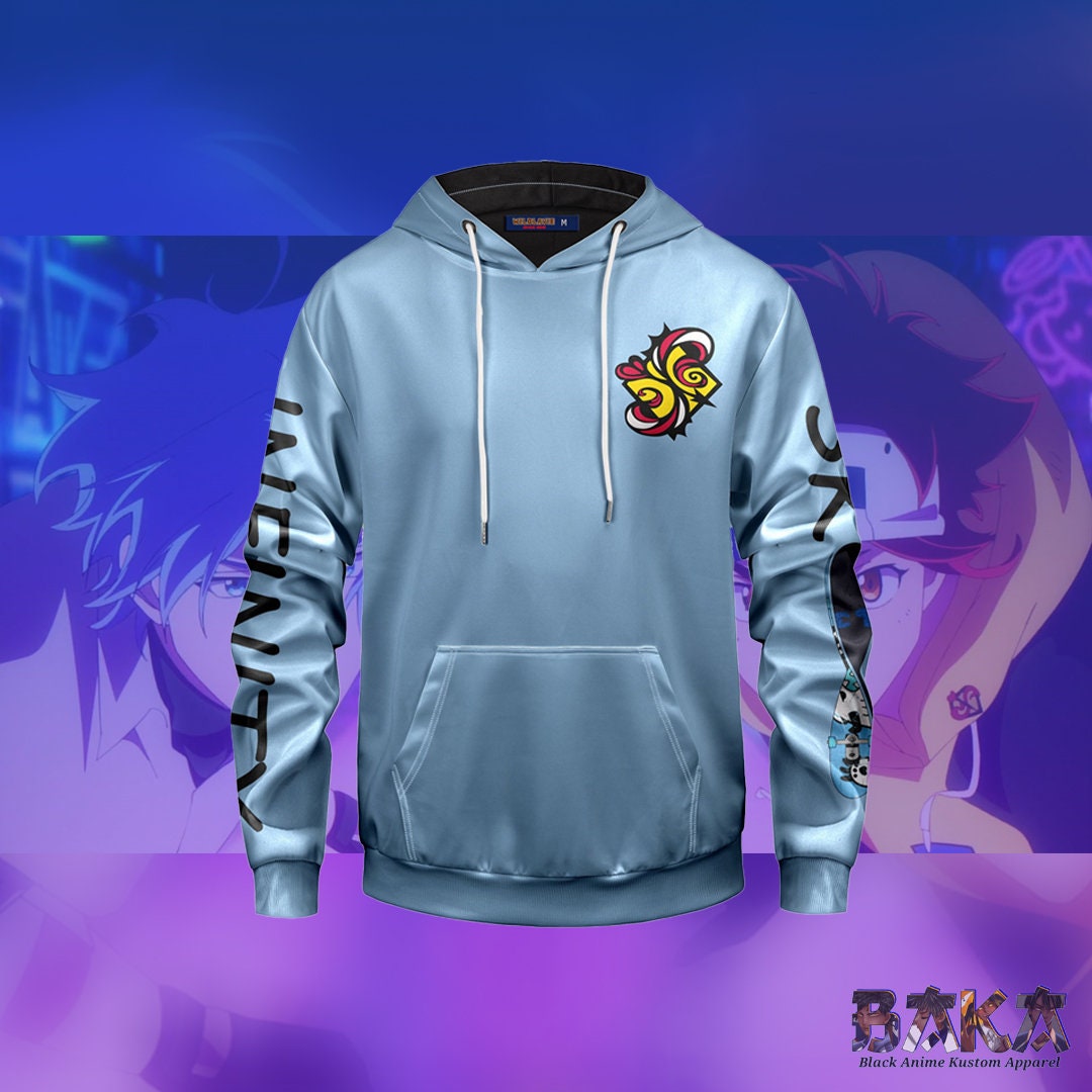 Sweat à capuche bleu yéti SK8 Infinity Bakaline - Etsy France