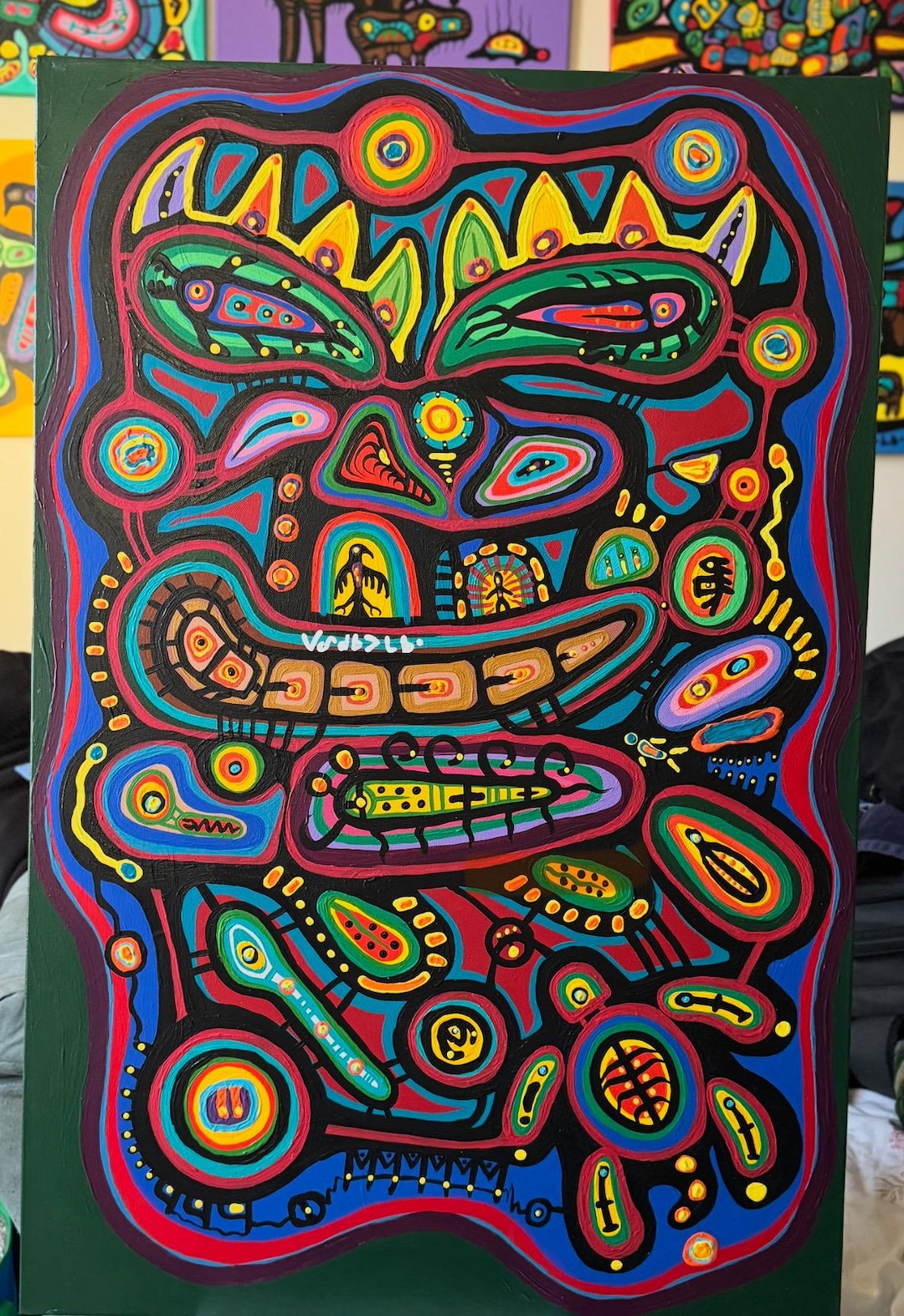 Legends (canvas Acrylic Painting 24x36” In) Native Art Ojibway ...