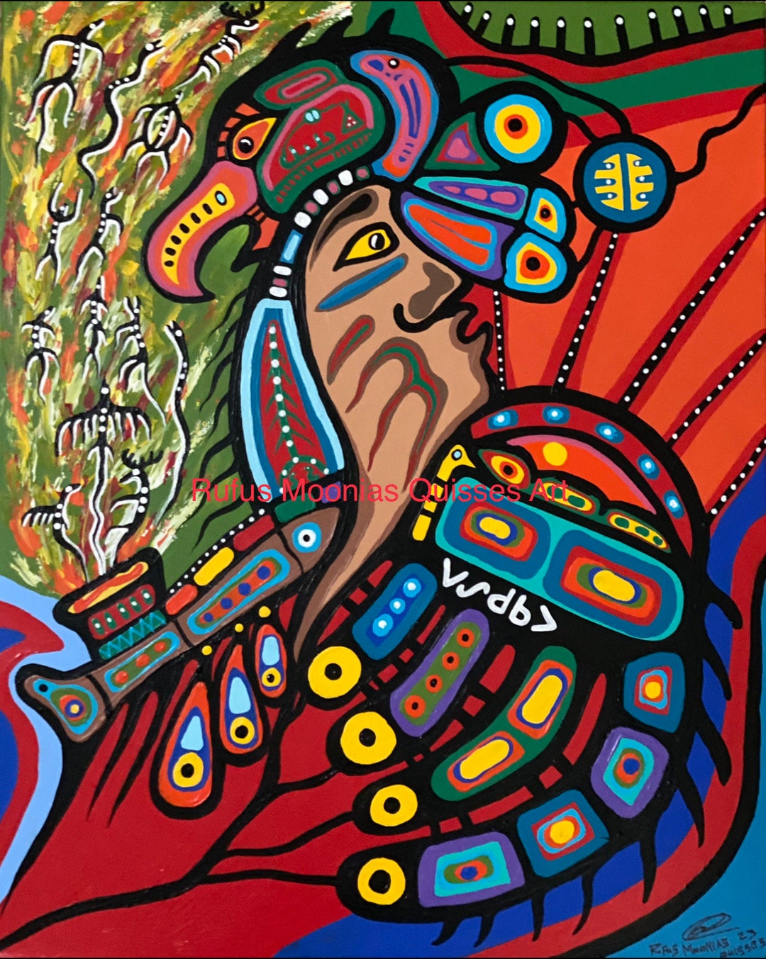 Chase Your Dreams Anishinaabe Ojibway Art Neskantaga First - Etsy