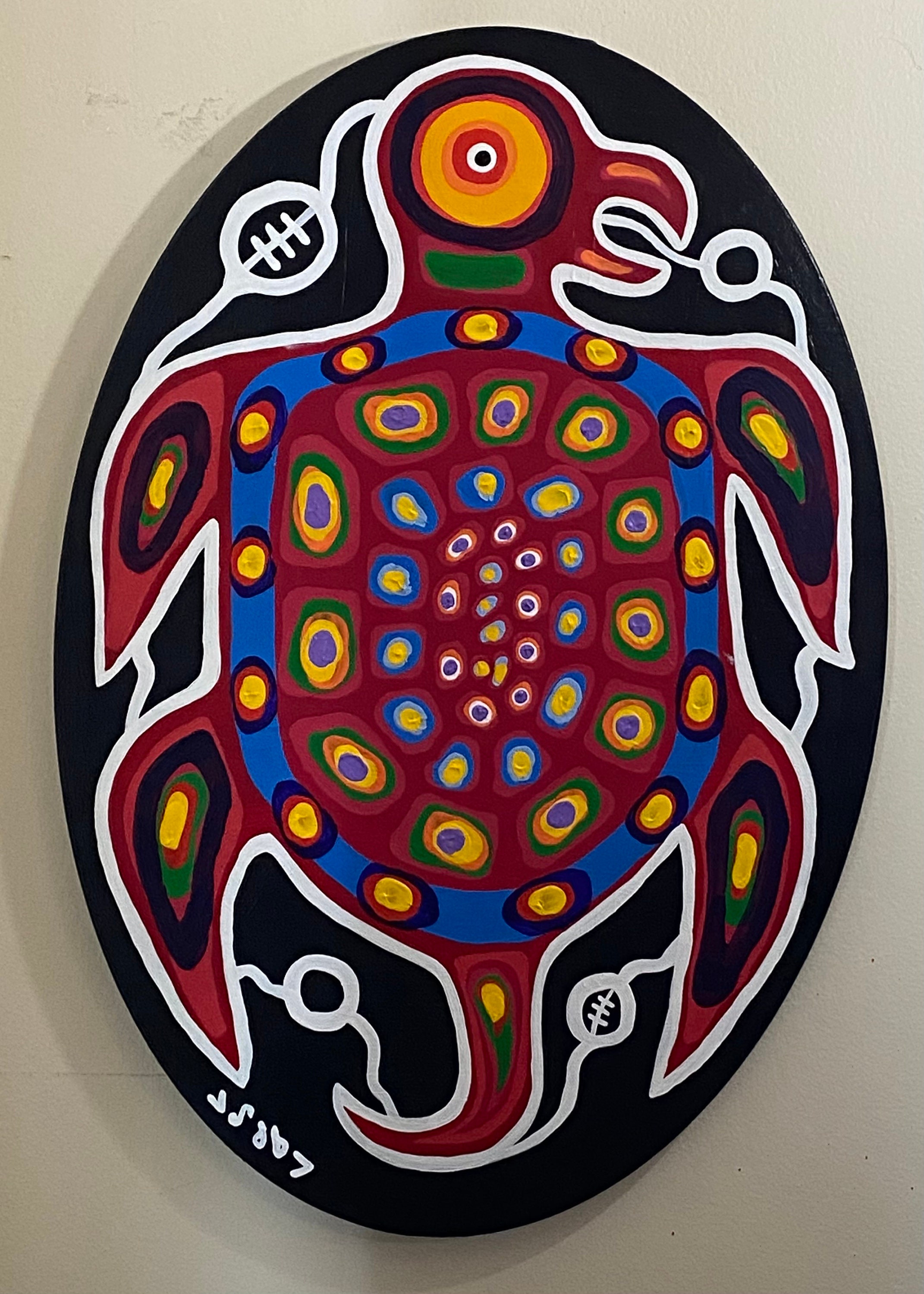 Sacred Turtle Art First Nation Ojicree Original Native Art - Etsy